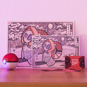 Acheter Yuyu | PokéUkiyoe | Illustration Pokémon en estampe Japonaise ...